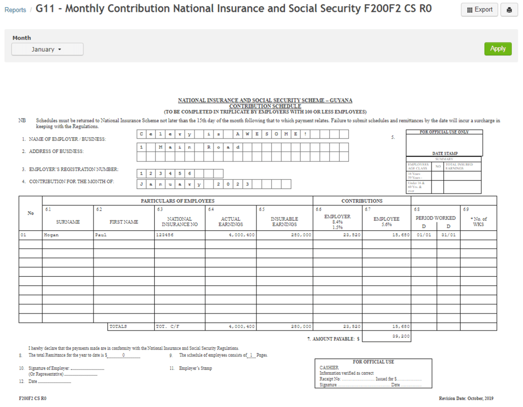 Process your Guyana Payrolls easily with Celery! - Celery